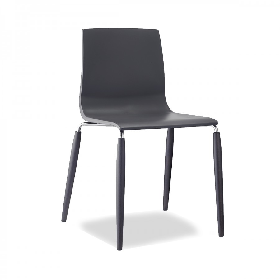 Scab Design Sedia Natural Alice Legno e acciaio cod. 8740